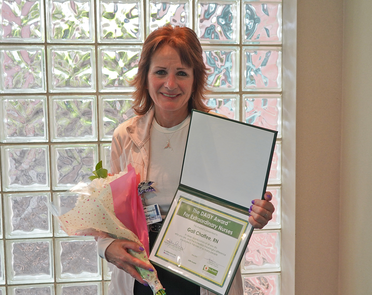 Griffin Health Nurse Gail Chaffee Honored with DAISY Award | Griffin Health