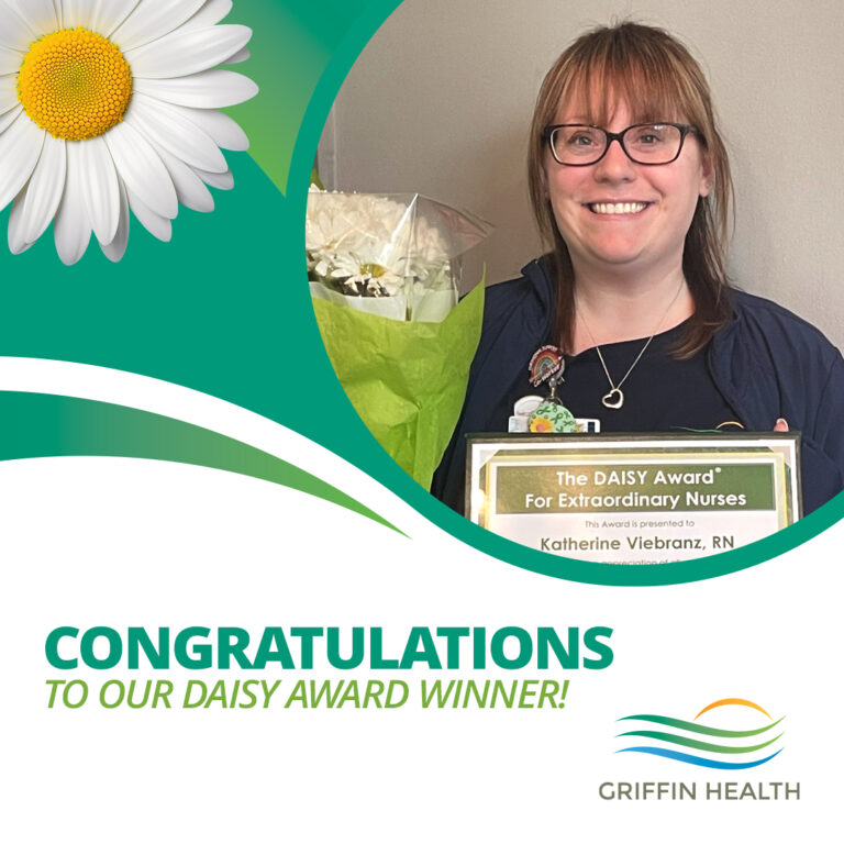 Griffin Health Nurse Katherine Viebranz Honored with DAISY Award ...